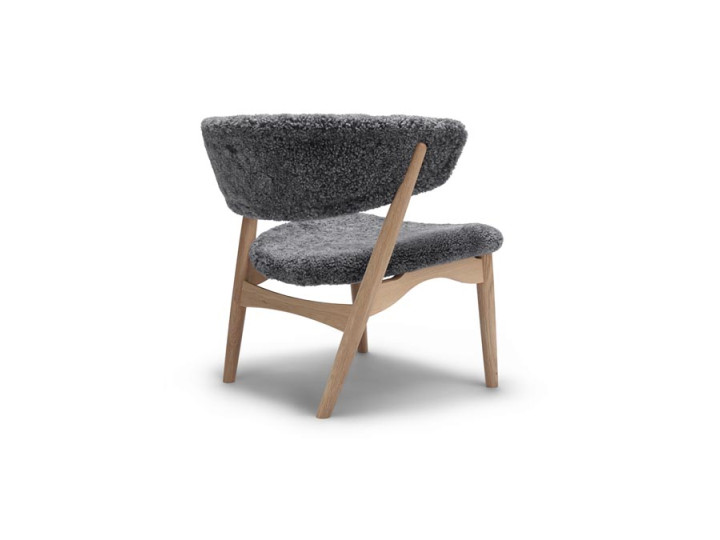 Mid-century modern scandinavian lounge chair (sheepskin) No 7 | Galerie ...