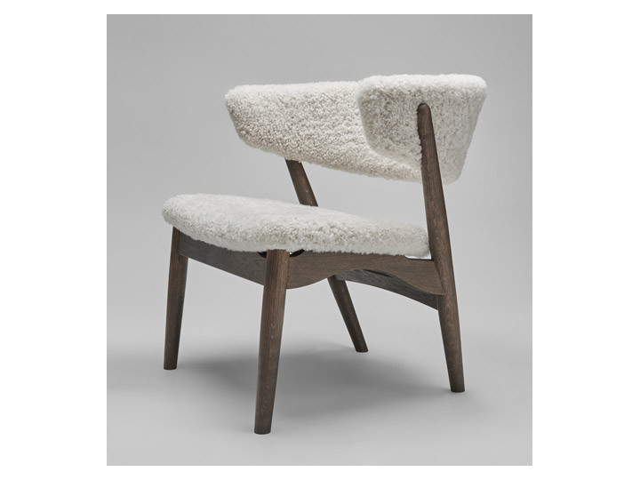 Mid-century modern scandinavian lounge chair (sheepskin) No 7 | Galerie ...