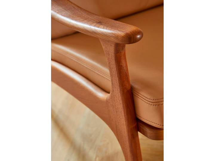 Mid-century modern scandinavian Lean back lounge chair | Galerie Møbler