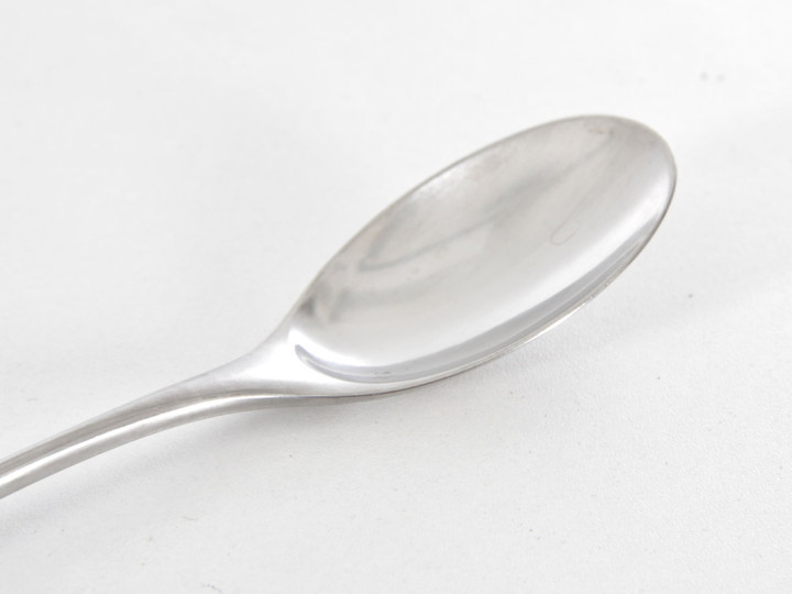 Scandinavian mat steel cutlery set. Model Mango by Nanny Still. 70 pcs ...