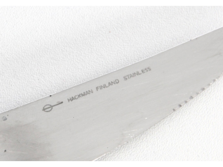 Scandinavian mat steel cutlery set. Model Mango by Nanny Still. 70 pcs ...