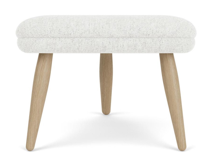 Mid-century modern scandinavian ottoman "Oda". | Galerie Møbler