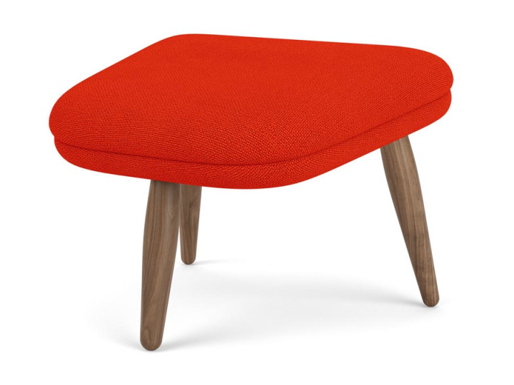 Mid-century modern scandinavian ottoman "Oda". | Galerie Møbler