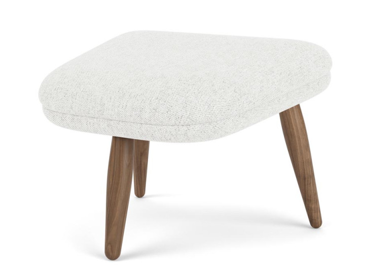 Mid-century modern scandinavian ottoman "Oda". | Galerie Møbler