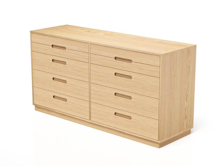 Commode double sur mesure. Modèle Cosmopol, 10 tiroirs sur socle ...