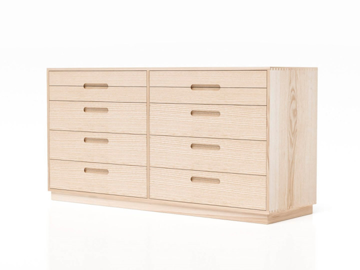 Commode double sur mesure. Modèle Cosmopol, 10 tiroirs sur socle ...