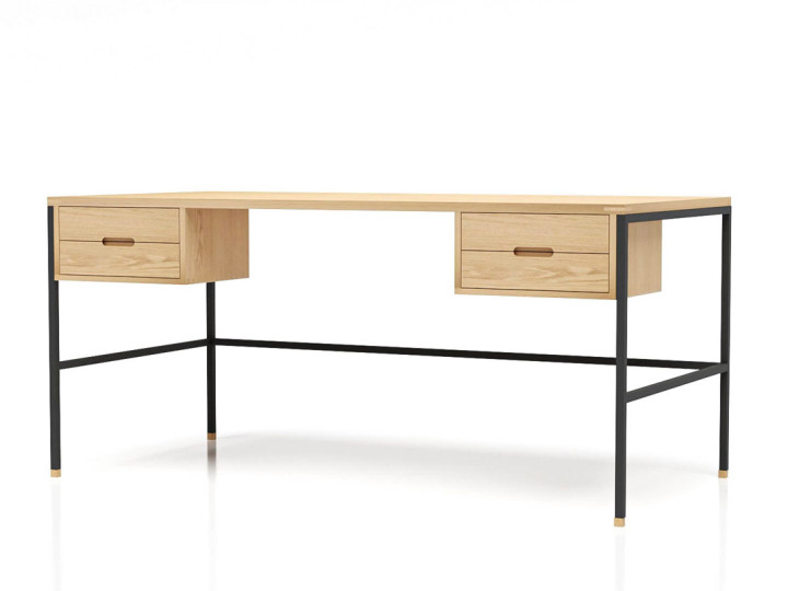 Made-to-measure desk model Cosmopol Large, 4 drawers | Galerie Møbler