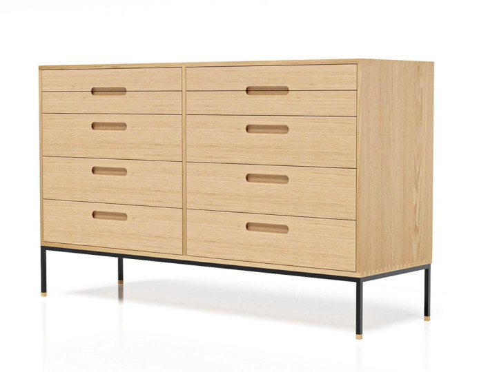 Commode double sur mesure. Modèle Cosmopol, 10 tiroirs | Galerie Møbler