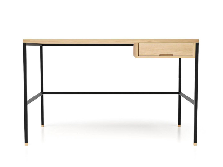 Made-to-measure desk model Cosmopol Medium, 1 drawer | Galerie Møbler