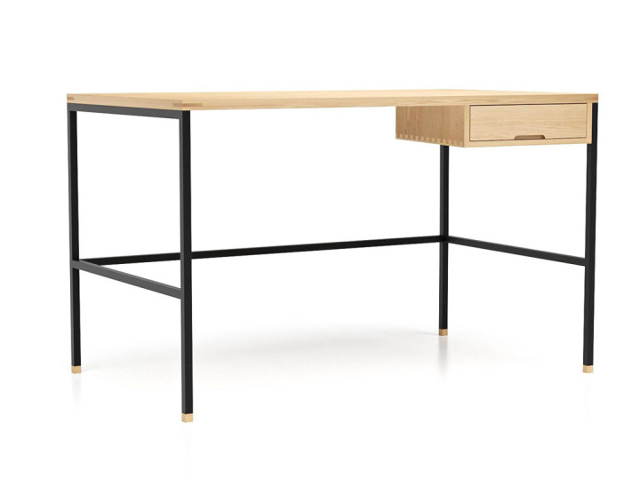 Made-to-measure desk model Cosmopol Medium, 1 drawer | Galerie Møbler