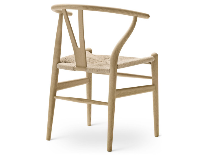 copy of Mid-Century Modern CH24 Wishbone chair in oiled oak. New ...