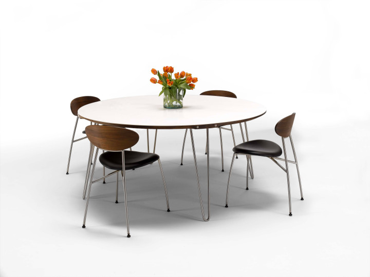 GM 6672 extendable round table Ø120cm Galerie Møbler