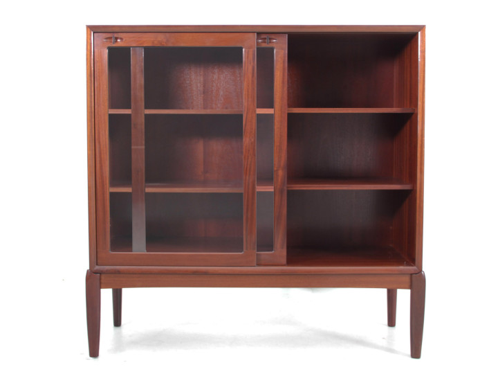 Mid-Century Modern Danish vitrine bookcase in mahogany by HW Klein ...
