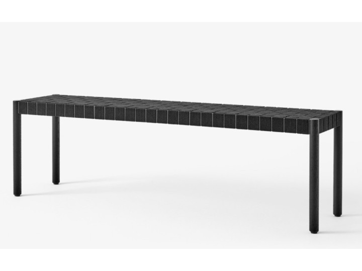 Betty bench TK4 & TK5 | Galerie Møbler And Tradition Maroon / Natrural