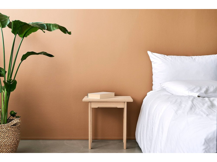 METHA Bedside table with drawer DM711 | Galerie Møbler