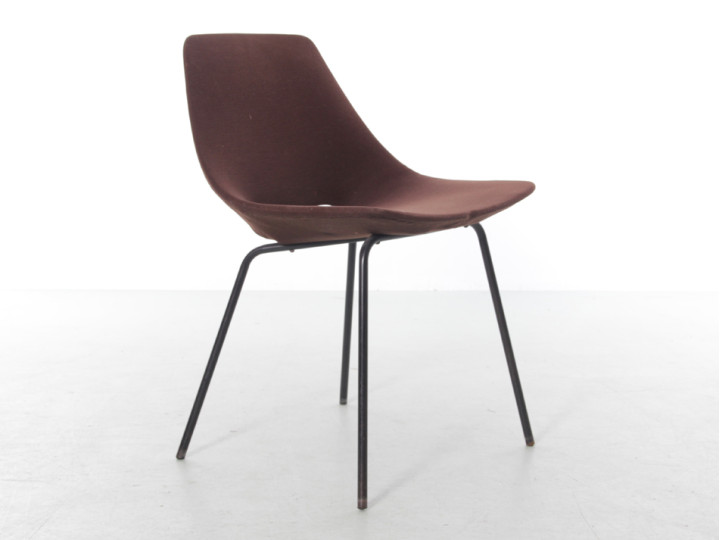 Mid-Century modern Pair of “Tonneau” chairs, 1965 edition by Steiner ...