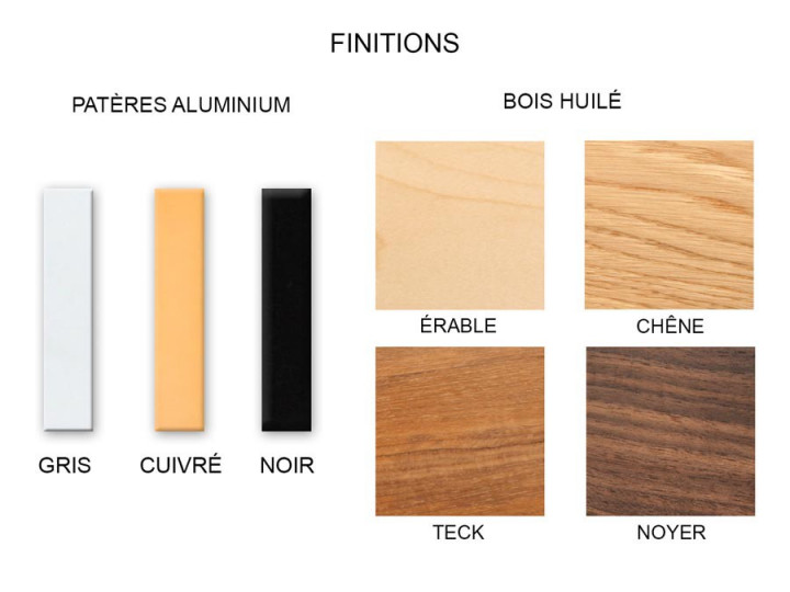 Porte manteau mural scandinave Knax, 10 patères, en érable, chêne, teck ou noyer | Galerie ...