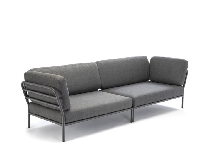 Canapé scandinave d'extérieur modulable modèle Level - Pouf | Galerie ...