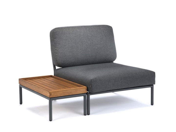 Canapé scandinave d'extérieur modulable modèle Level - Pouf | Galerie ...