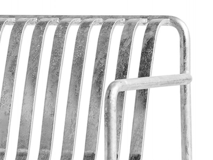Palissade outdoor dining bench hot galvanized | Galerie Møbler