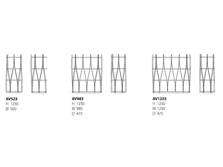 Alva AV1233 bookshelf | Galerie Møbler