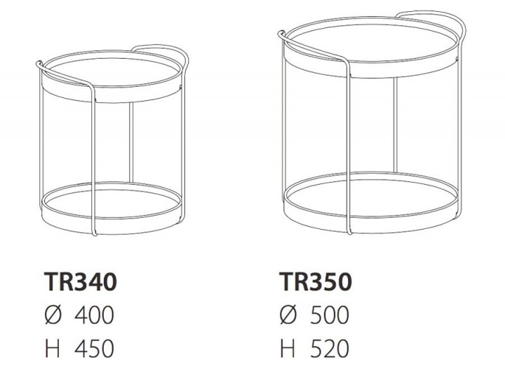 Trayo Trolley ø40 cm | Galerie Møbler