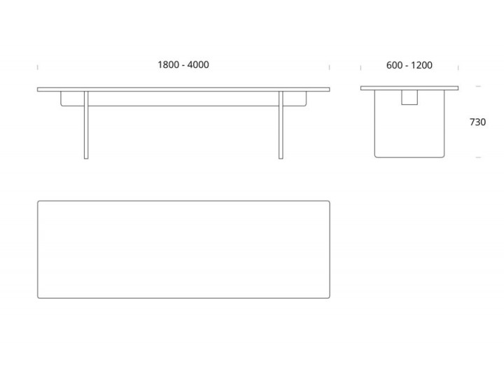 Edi Table. 3 Size | Galerie Møbler