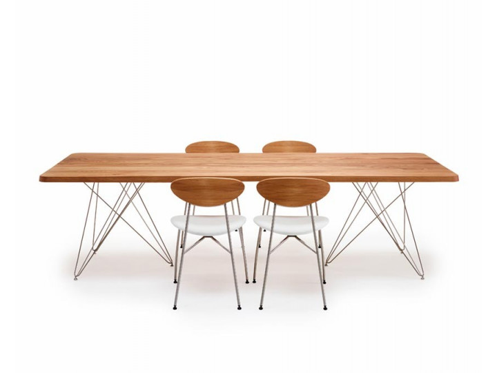 Table de repas scandinave à rallonge Plank de Luxe GM 3300. 4 tailles ...