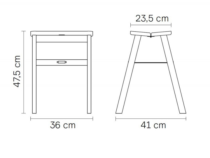 Angle Stool | Galerie Møbler