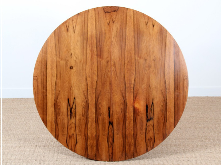Extendable round dining table in rosewood 4 to 8 seats | Galerie Møbler