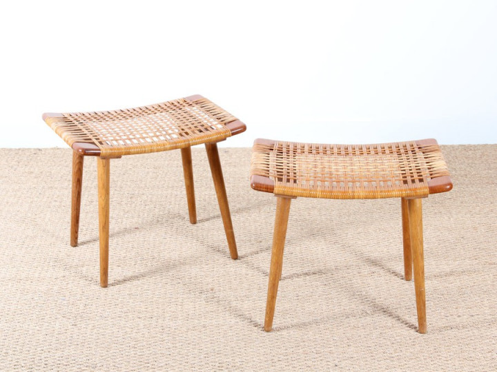 Scandinavian stool or ottoman | Galerie Møbler