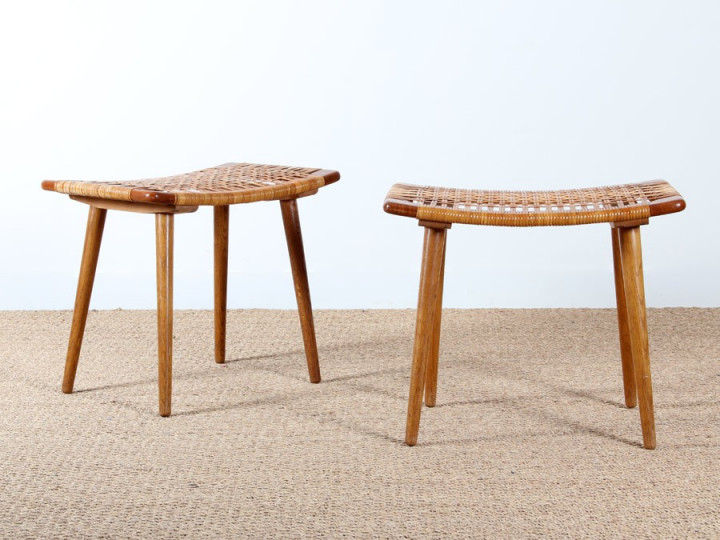 Scandinavian stool or ottoman | Galerie Møbler
