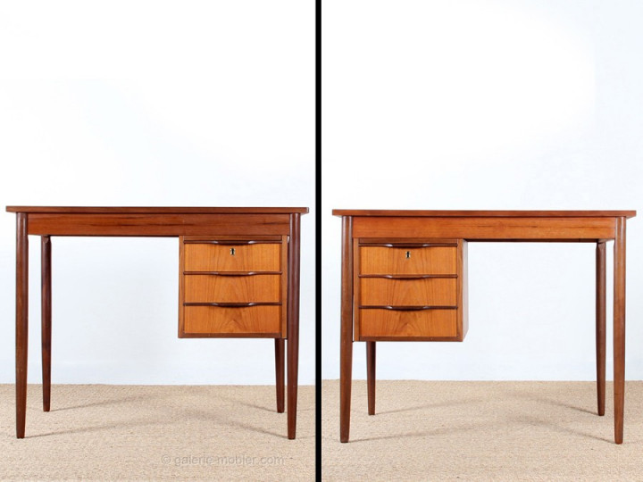 Scandinavian teak desk | Galerie Møbler