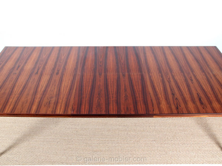 Scandinavian dining table in Rio rosewood 8/12 seats. | Galerie Møbler