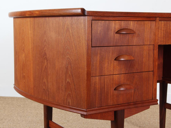 Danish modern teak standing desk | Galerie Møbler