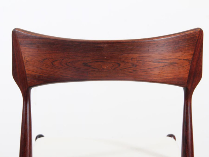 4 Danish mid-century dining chairs in Rio rosewood by Bernhard Pedersen ...