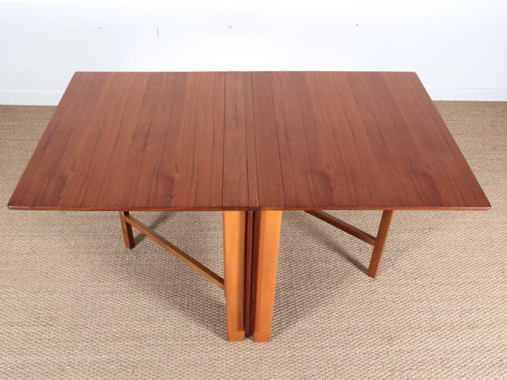 Mid-Century Modern scandinavian Gateleg Table in style of Bruno ...