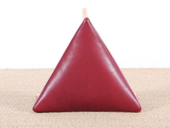 Mid-Century modern danish 3 legs stool in oak | Galerie Møbler