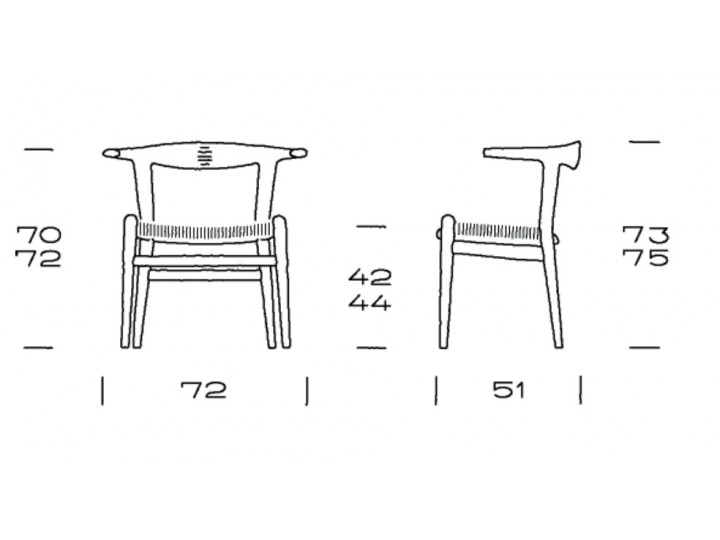 Mid-Century Modern PP518 Bull chair by Hans Wegner. New product ...
