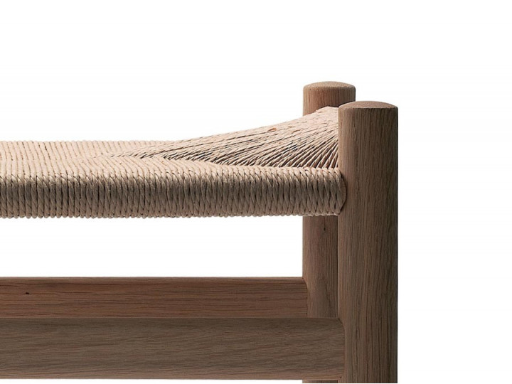 Mid-Century modern scandinavian footstool model CH53/56 41 cm by Hans ...