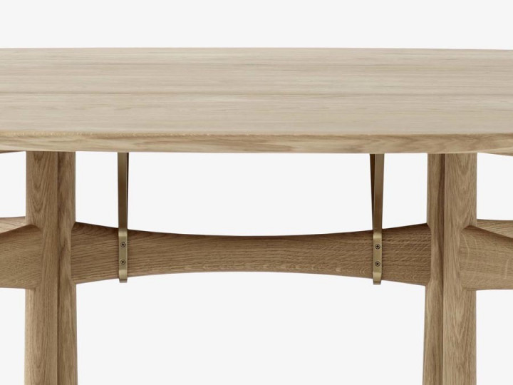 Table de repas scandinave pliante modèle Drop Leaf HM6 6 pers. Edition ...