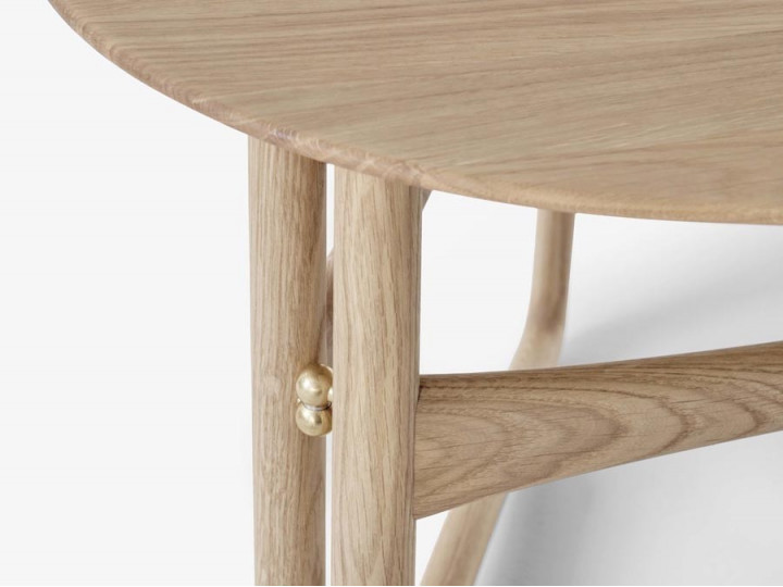 Table de repas scandinave pliante modèle Drop Leaf HM6 6 pers. Edition ...