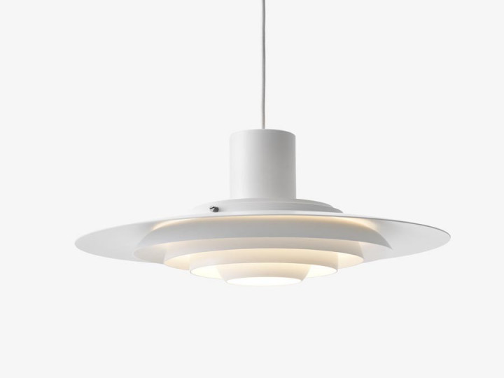 Mid-Century modern scandinavian pendant lamp P376 KF1, Ø 47,5cm. New ...