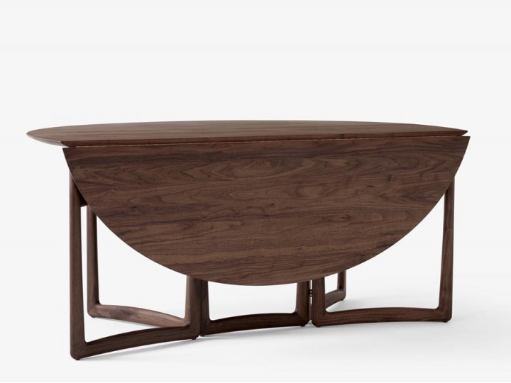 Table de repas scandinave pliante modèle Drop Leaf HM6 6 pers. Edition ...