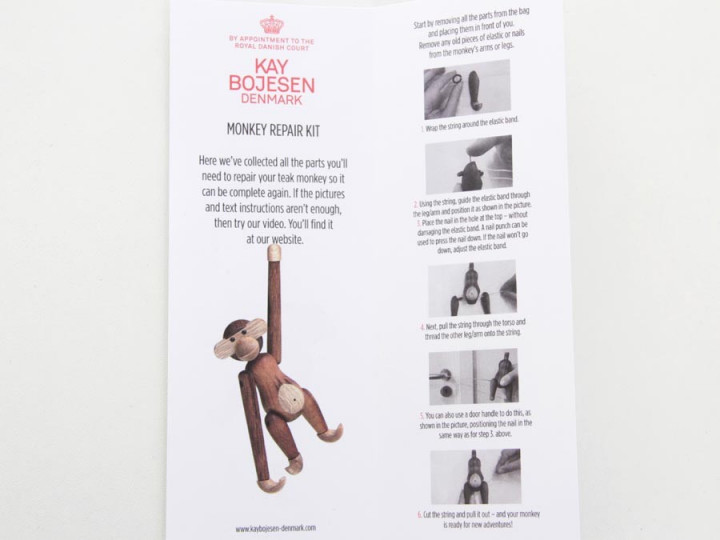 Bojesen Monkey repair kit | Galerie Møbler