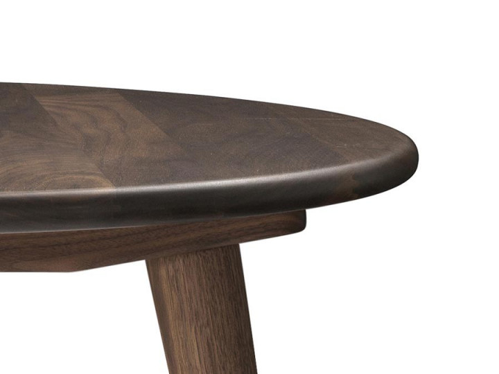 copy of Mid-Century modern scandinavian coffee table model CH008 walnut ...