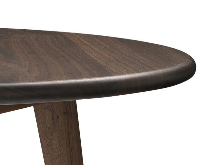 copy of Mid-Century modern scandinavian coffee table model CH008 walnut ...