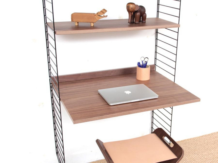 String Système Pack shelves and desk. New édition. | Galerie Møbler