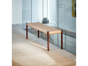Mid-century modern bench n°63, 150 cm, by Niels Moller. New edition ...
