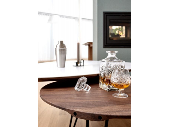 Shark round coffee table AK 1850. Ø 100 cm, solid wood or Coribn ...